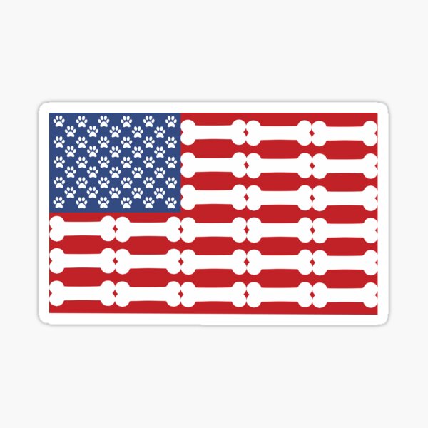 "American Wag" Sticker by Slice-of-Pizzo | Redbubble