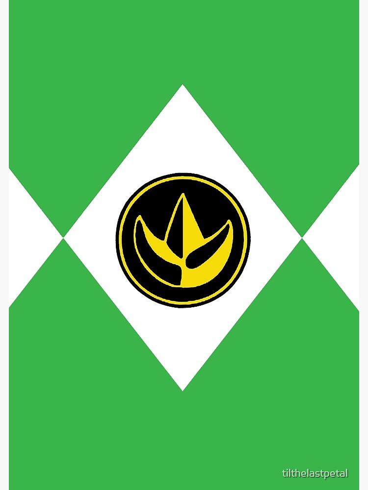 "Go Go Green Ranger" Poster for Sale by tilthelastpetal | Redbubble