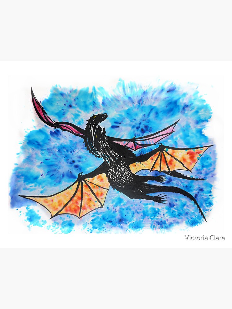 "Dancing Dragons" Sticker by artofcycas | Redbubble