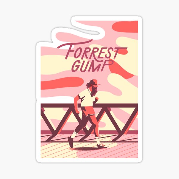 "Forrest Gump - Poster" Sticker for Sale by IndieSoundCity | Redbubble