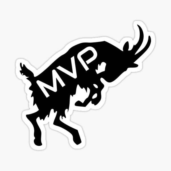 "MVP Goat" Sticker by HiddenStar02 | Redbubble