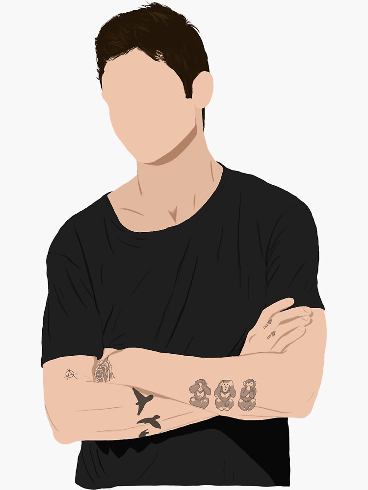 "Hardin Scott Vector " Sticker for Sale by NikkiMarieArt | Redbubble