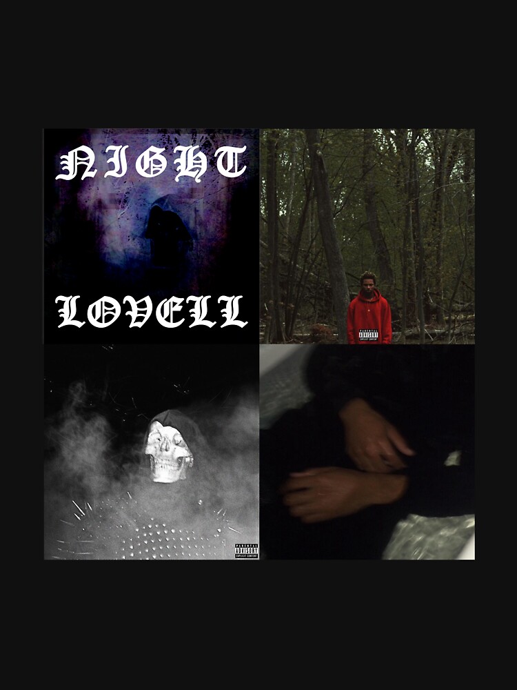 "Night Lovell Albums" T-shirt by AlwaysGrey | Redbubble