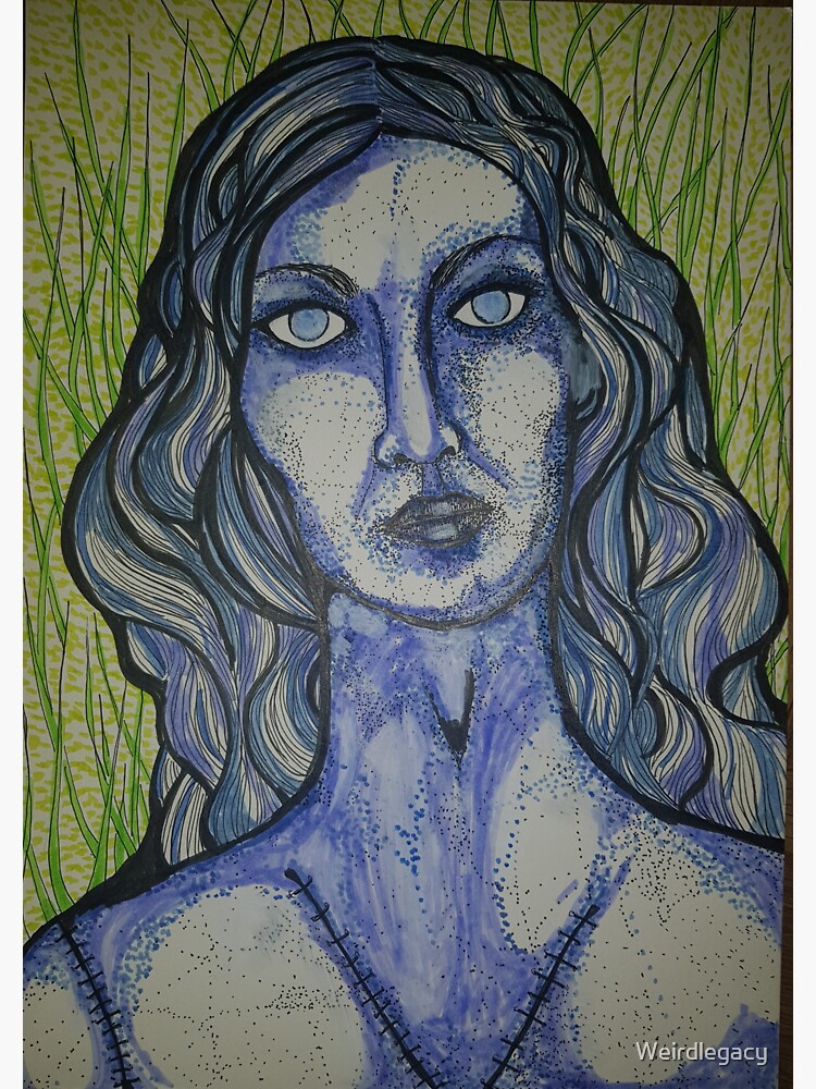 "Laura Moon " Sticker by Weirdlegacy | Redbubble