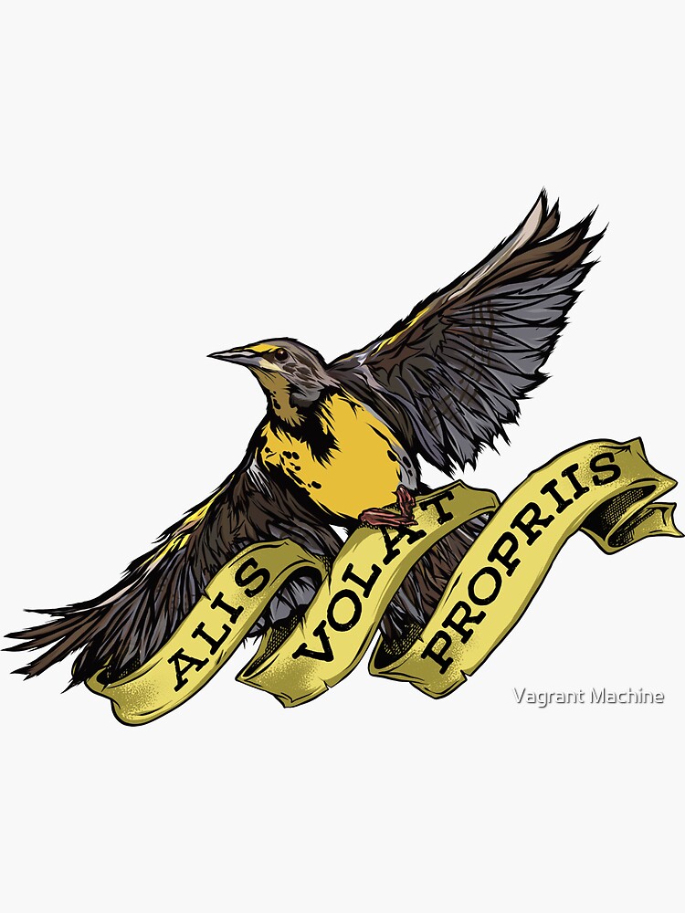 "Alis Volat Propriis - Oregon" Sticker for Sale by secretfortress ...