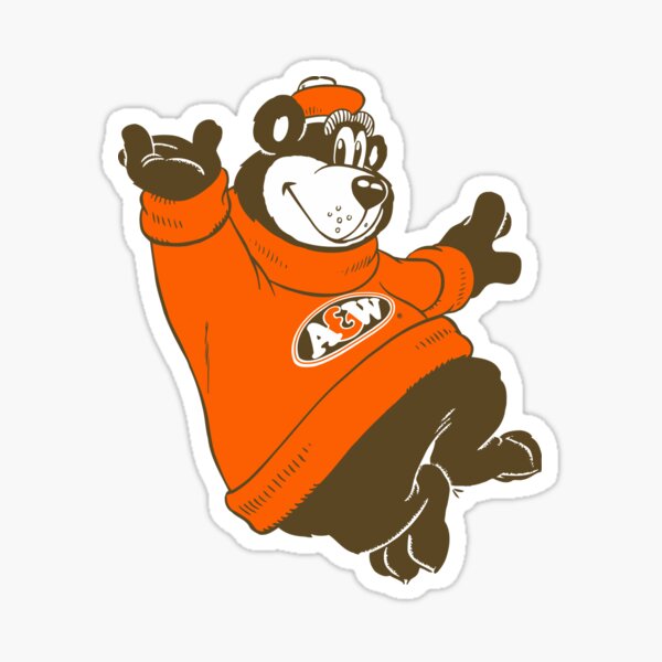 "a&w" Sticker for Sale by famenahabe | Redbubble
