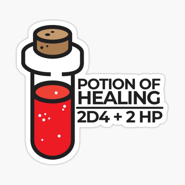 "Potion of Healing" Sticker by GentryPerry | Redbubble