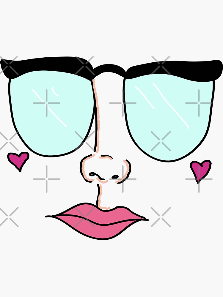 "lil face" Sticker for Sale by taragokul | Redbubble