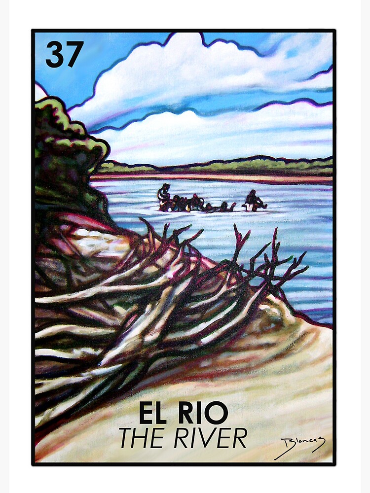 "El Rio - The River - Loteria" Sticker for Sale by davidblancas | Redbubble