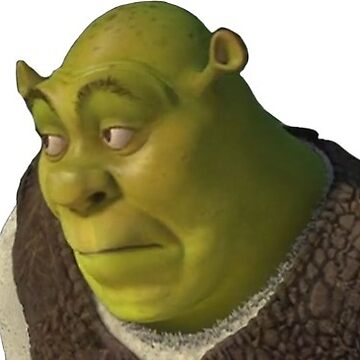 "Shrek Yikes Face" Sticker for Sale by BudyPete | Redbubble