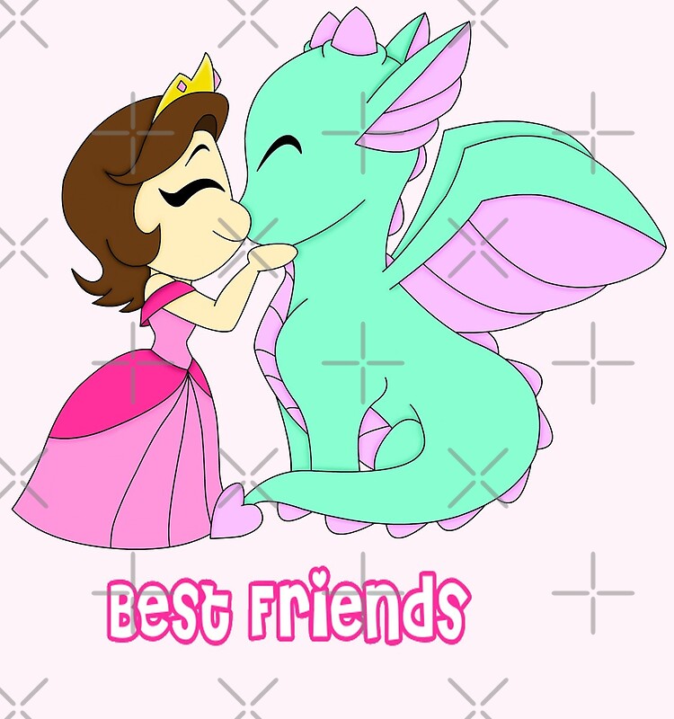 "The Princess and her Dragon" by JocelynDraws | Redbubble
