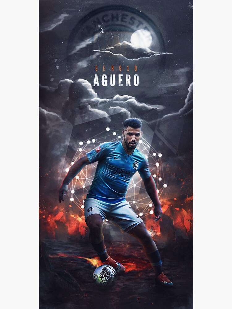 "Art Aguero Wallpaper" Sticker by nisakeyla | Redbubble