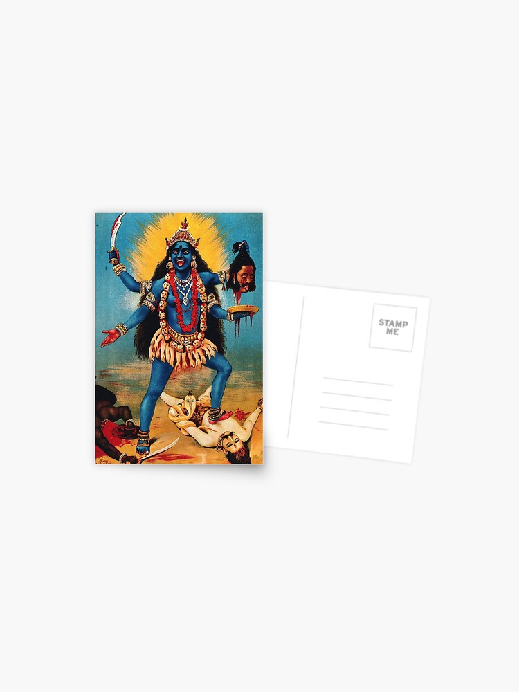 "Goddess Kali" Postcard for Sale by artpirate | Redbubble