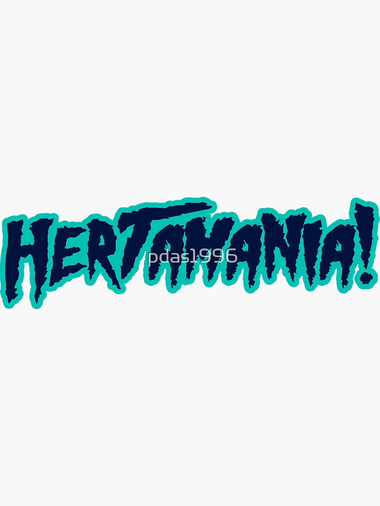 "Herta Runnin' Wild! (dark blue text)" Sticker for Sale by pdas1996 ...
