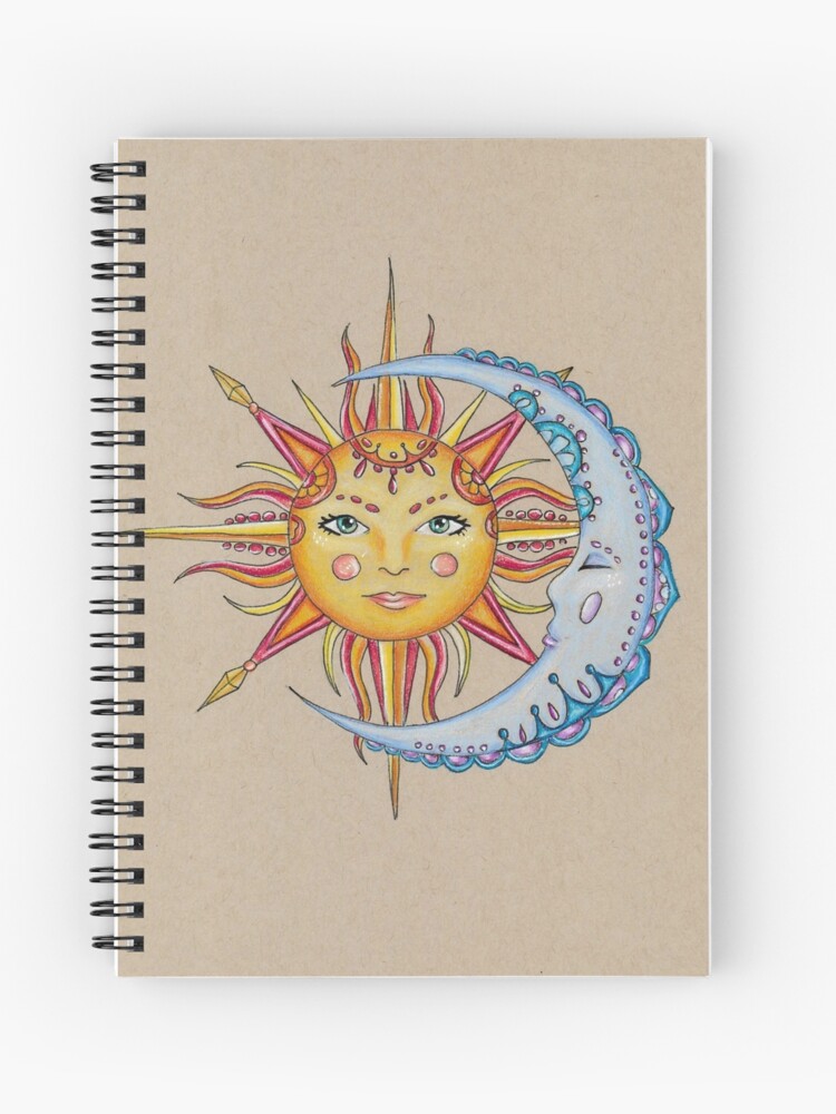 "sun and moon (drawing)" Journal for Sale by janine-r8 | Redbubble