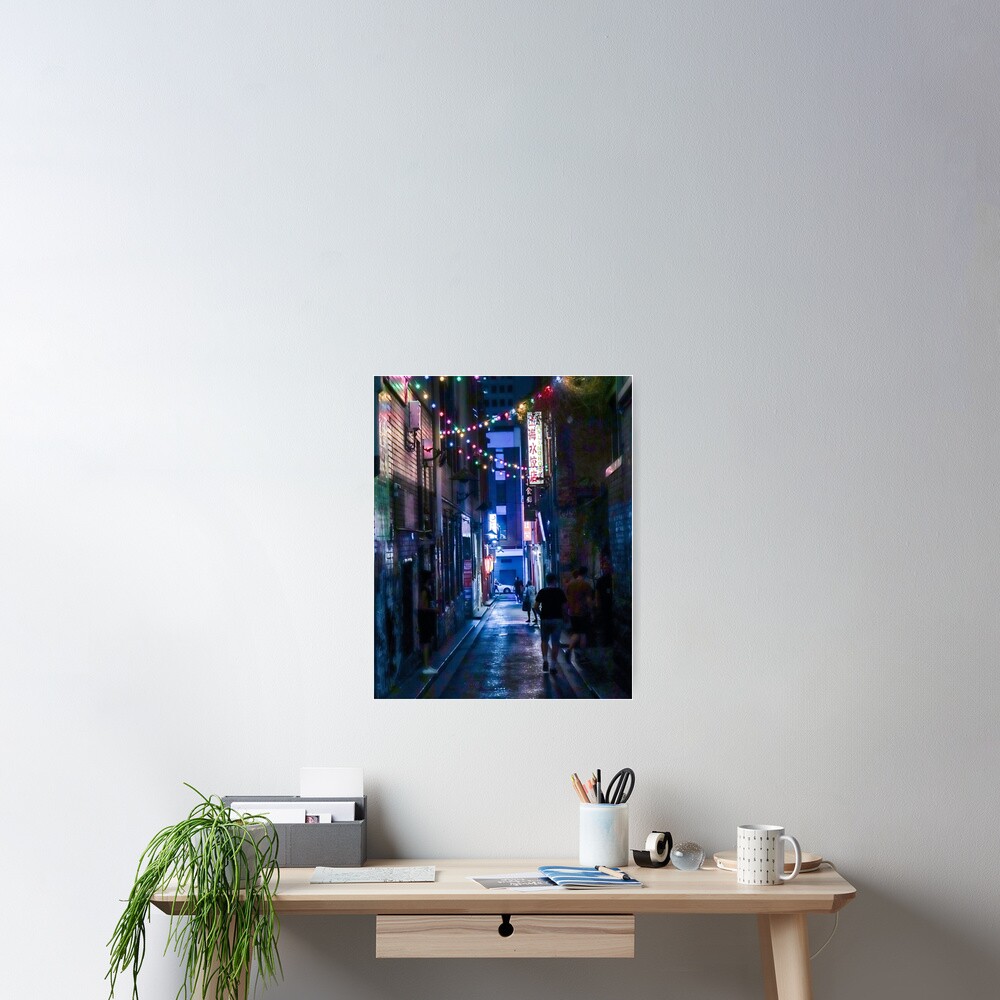 "Dystopian Aesthetic Alleyway" Poster by jackevansimages | Redbubble