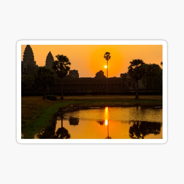 "Angkor Wat" Sticker for Sale by Femaleform | Redbubble