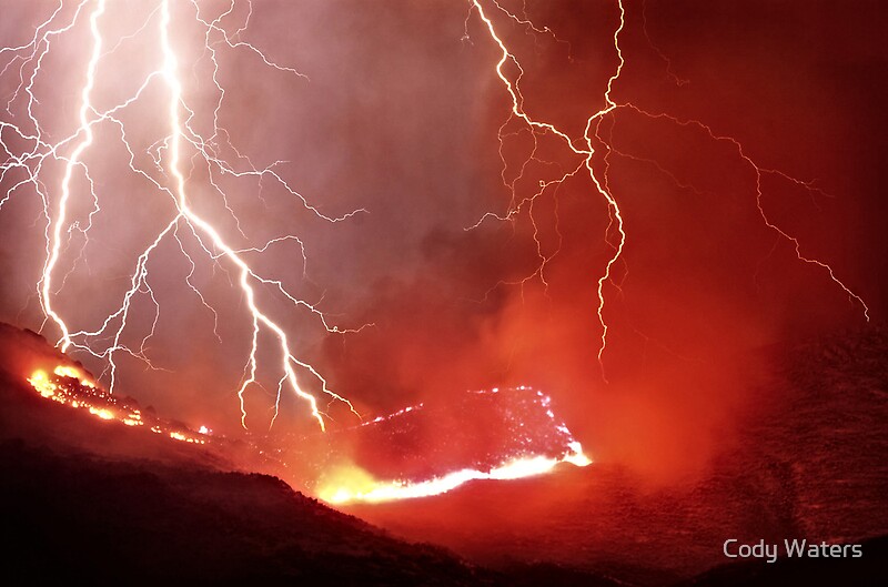 "Wrath - Fire and Lightning" by Cody Waters | Redbubble