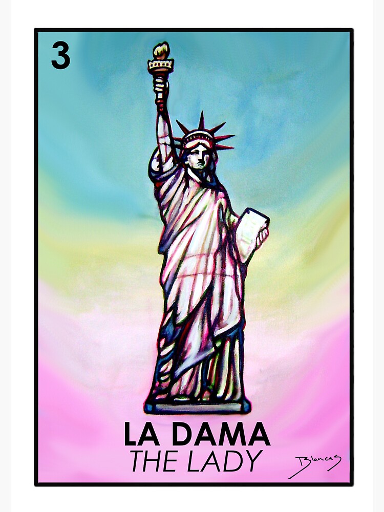 "La Dama - The Lady - Loteria" Sticker by davidblancas | Redbubble