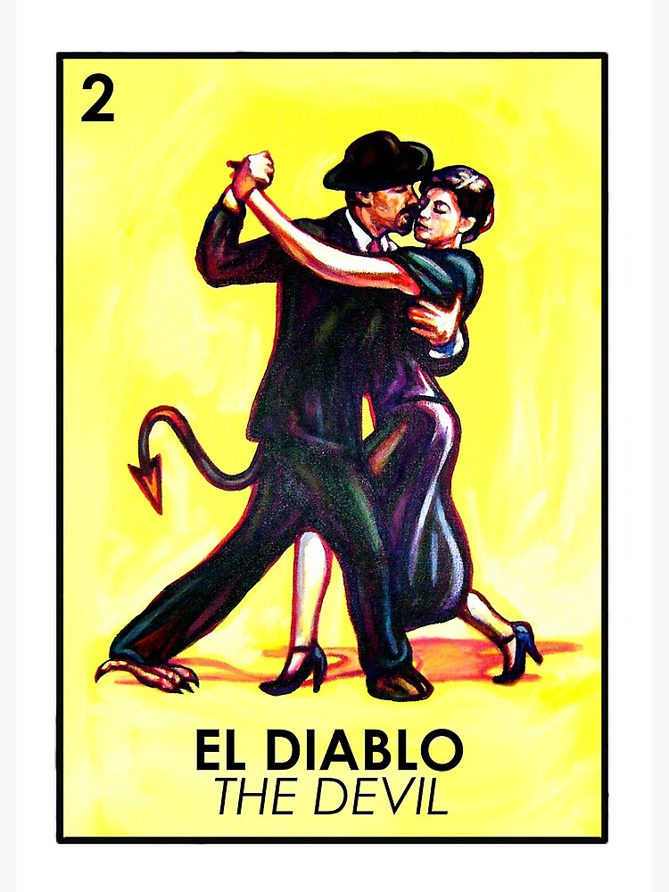 "El Diablo - The Devil - Loteria " Art Print by davidblancas | Redbubble