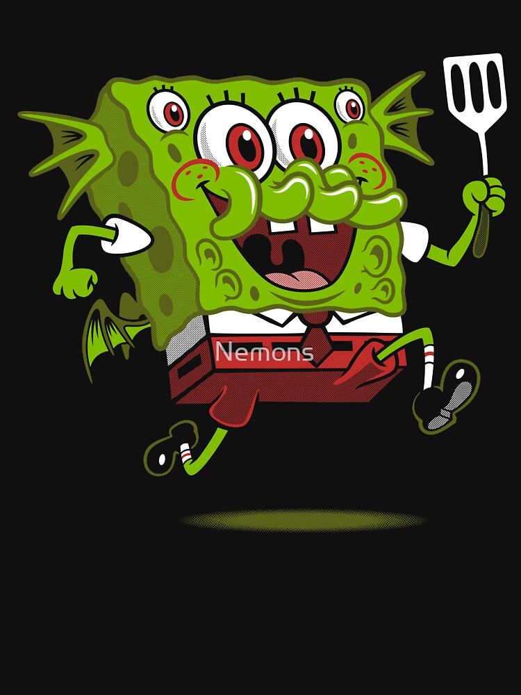 "Cthulhu Squarepants - Funny Lovecraft Cartoon Horror" T-shirt for Sale ...