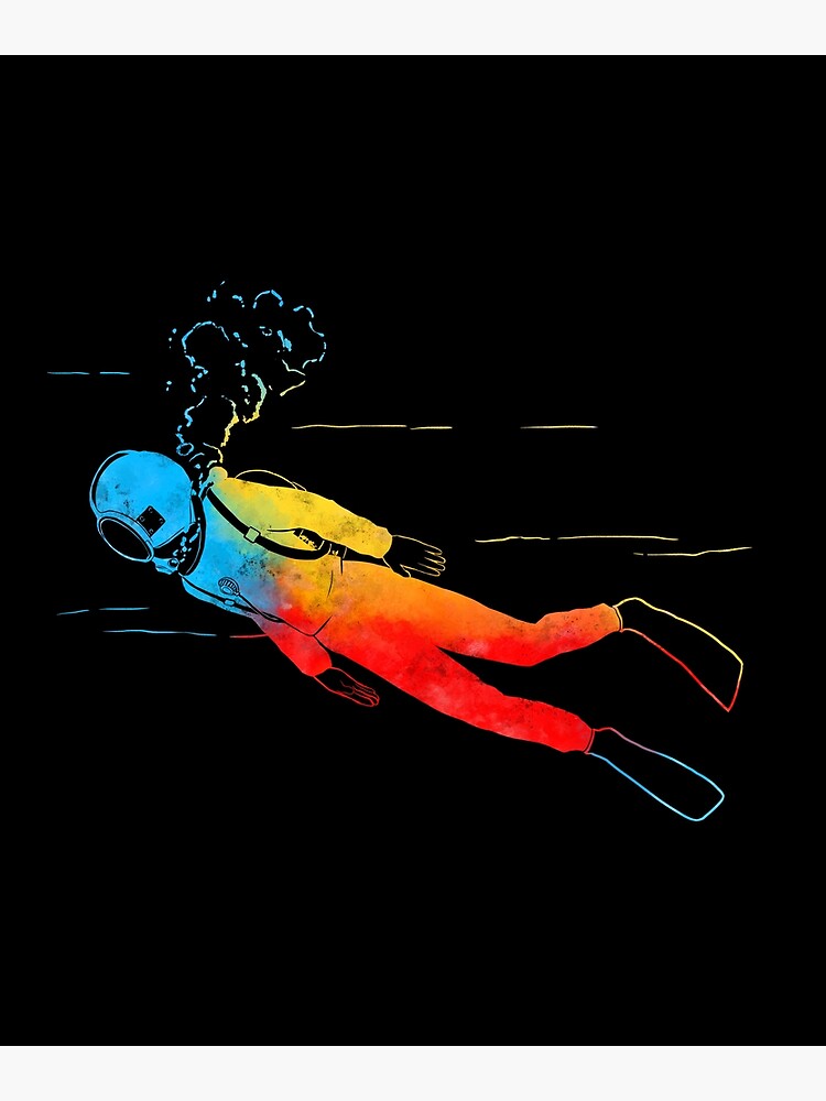 Poster « Cadeau de plongée plongée plongée sport », par alwe-designs ...
