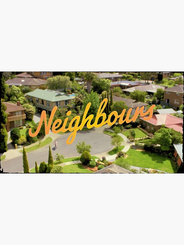 "Classic Neighbours Logo" Metal Print for Sale by chrismick42 | Redbubble