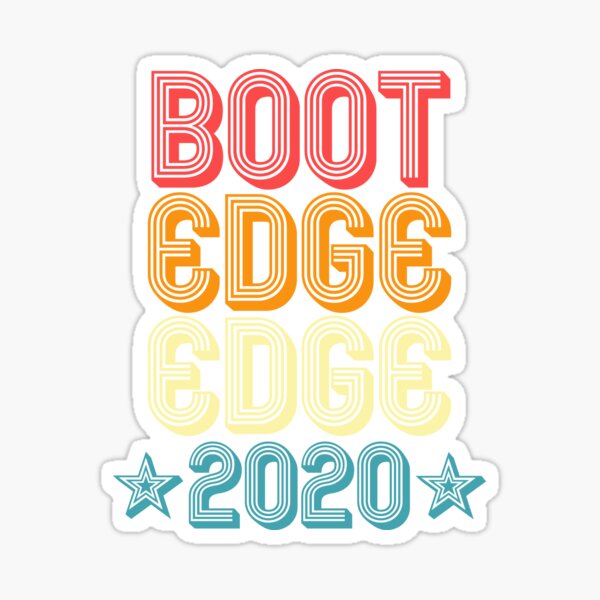 "Boot Edge Edge - Star" Sticker for Sale by Thelittlelord | Redbubble