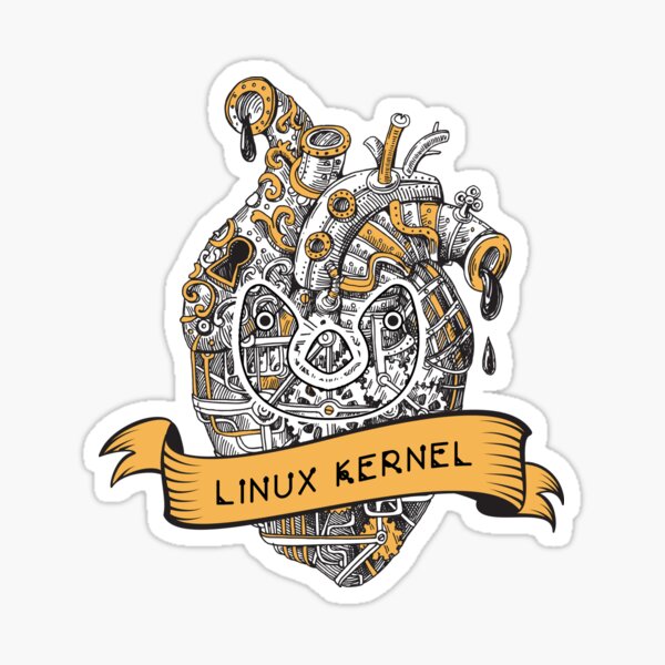 "Linux kernel (colored)" Sticker for Sale by ShoeBill99 | Redbubble