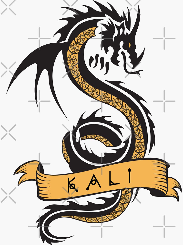 "Kali Linux (colored)" Sticker for Sale by ShoeBill99 | Redbubble