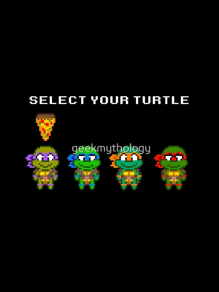 "Select Your Turtle (Donatello) - TMNT Pixel Art" Mini Skirt by ...