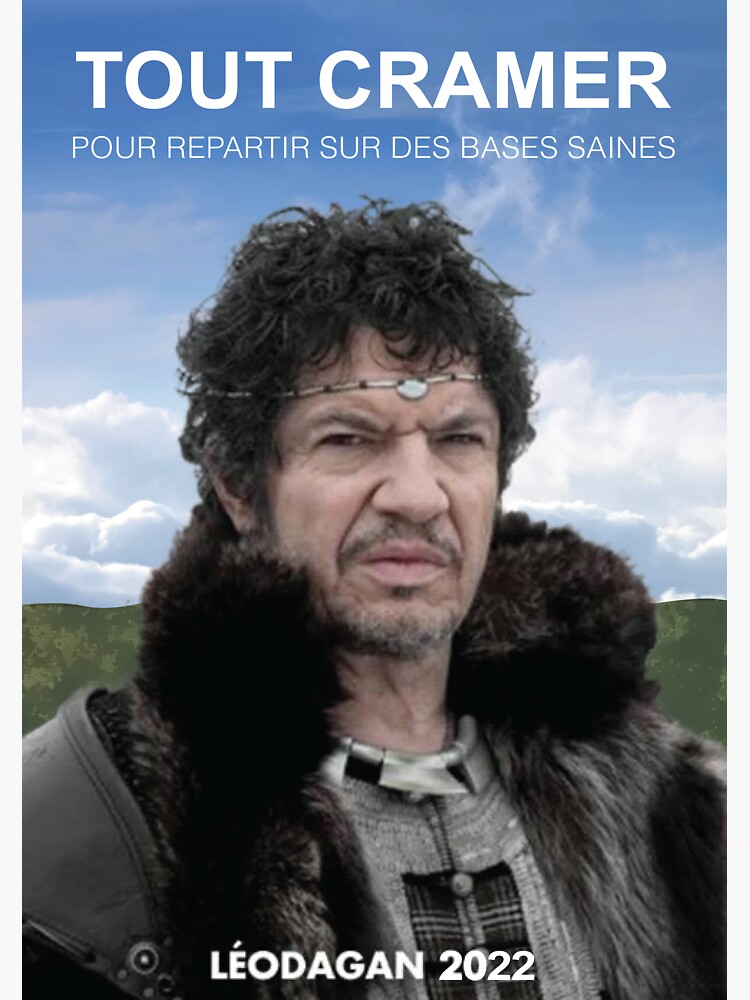 Sticker avec l'œuvre « Léodagan 2022 » de l'artiste BrecanetFils ...