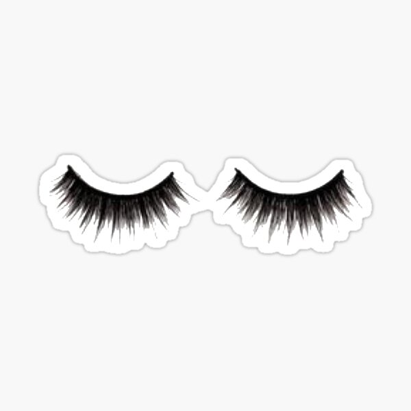 Eyelashes Stickers | Redbubble