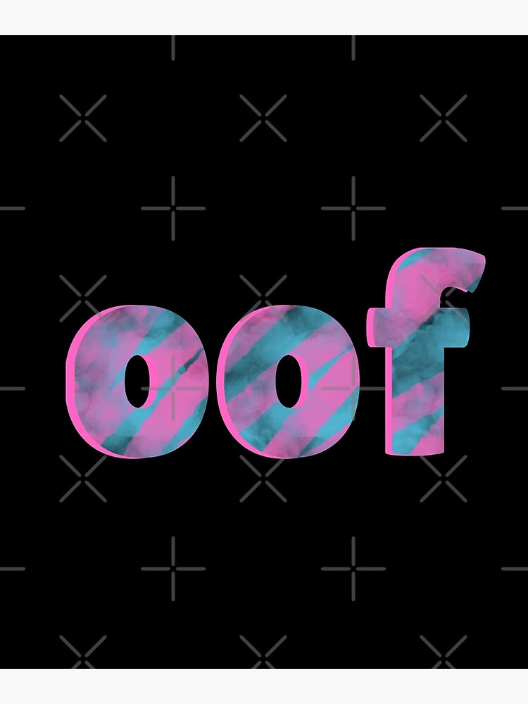 "oof - 90s kids vaporwave big oof " Poster by GrasslandDesign | Redbubble