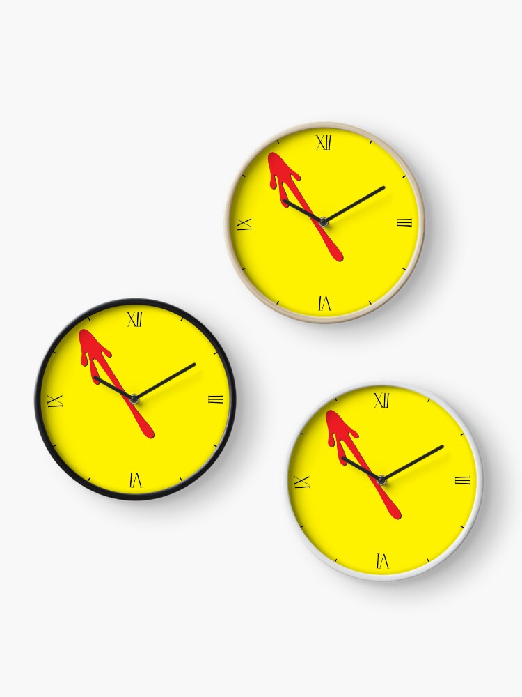 "Watchmen Inspired Clock" Clock for Sale by daifukumochi | Redbubble
