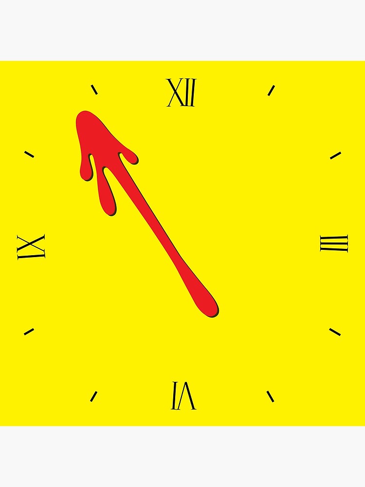 "Watchmen Inspired Clock" Clock for Sale by daifukumochi | Redbubble