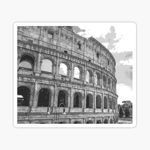 "Colosseum - Colosseo - Coliseum" Sticker by BodyIllumin | Redbubble
