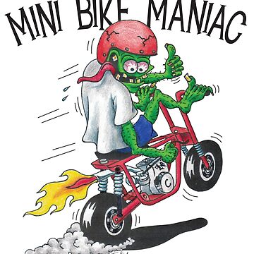 "Gilson Mini Bike Maniac" Sticker for Sale by minibikemaniac | Redbubble