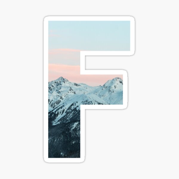 Letter F Stickers | Redbubble