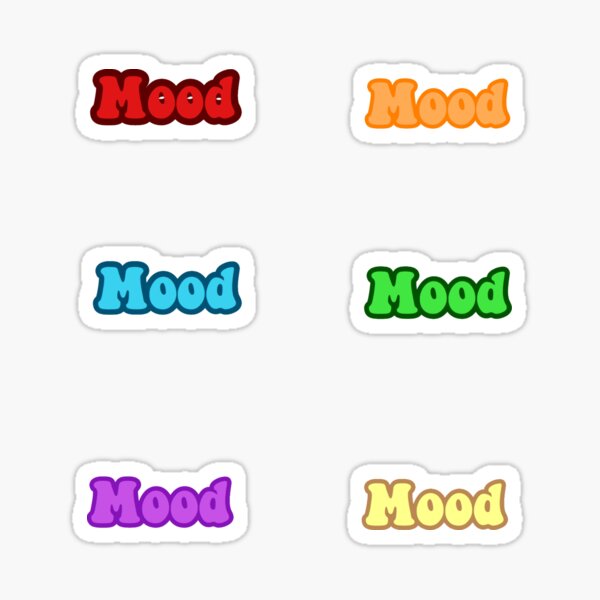 "Mood sticker pack" Sticker for Sale by MAIRJ | Redbubble