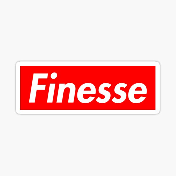 "Finesse" Sticker for Sale by cedark | Redbubble