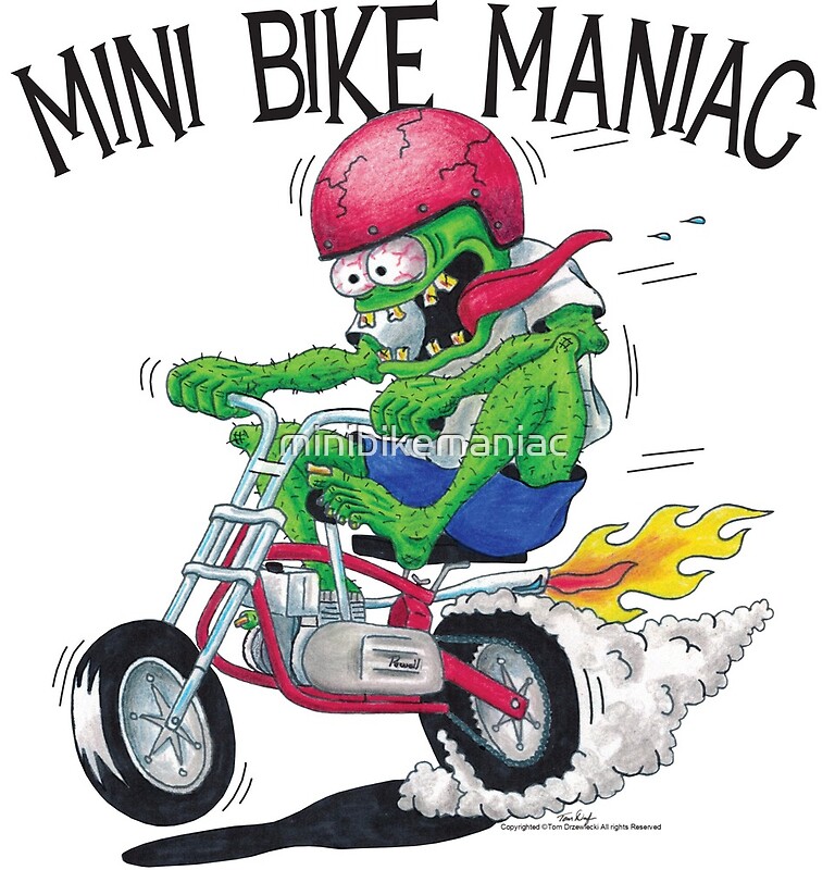 "Powell Mini Bike Maniac" by minibikemaniac | Redbubble