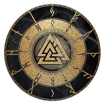 "Viking Rune Clock" Clock for Sale by FantasySkyArt | Redbubble