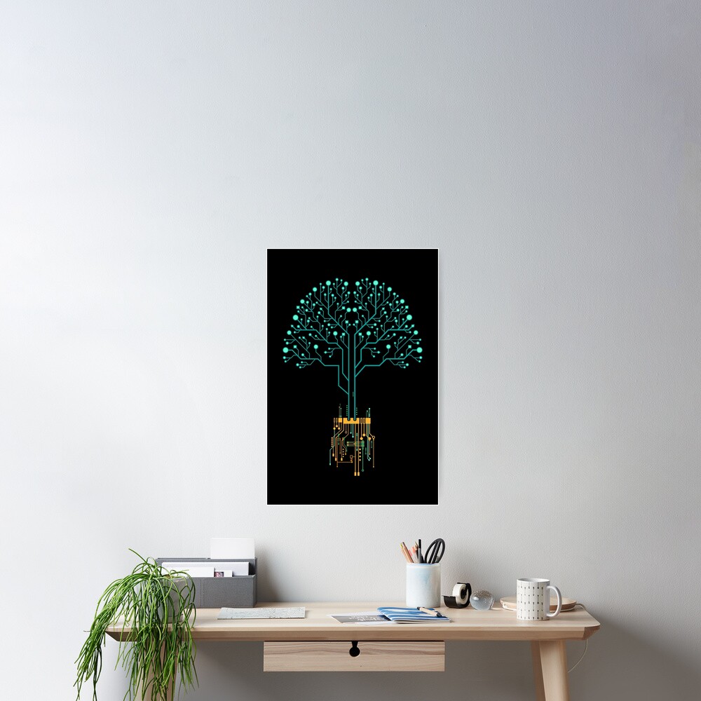 "Tech Tree" Poster for Sale by noeldelmar | Redbubble