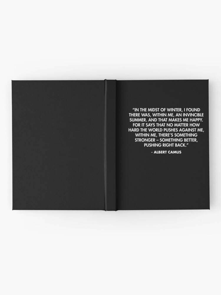 In the midst of winter, I found there was, within me, an invincible ...