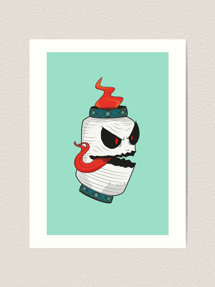 "Chochin-Obake" Art Print by noeldelmar | Redbubble