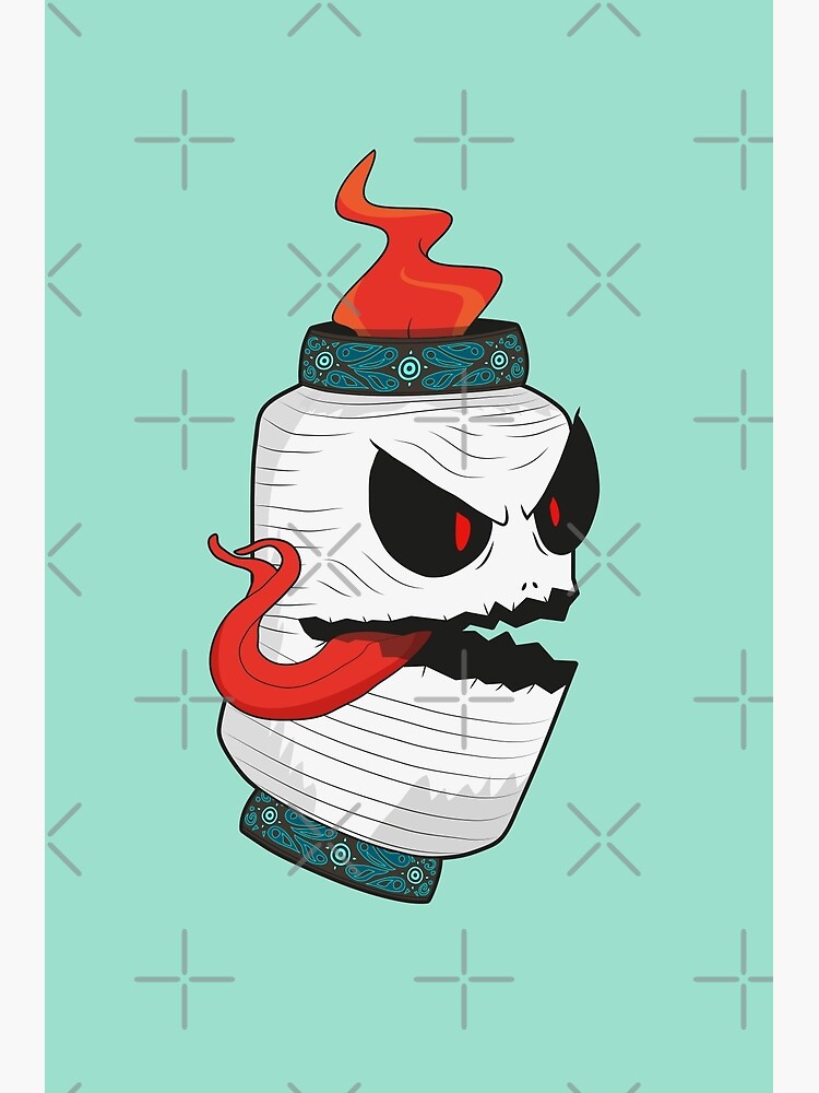 "Chochin-Obake" Art Print by noeldelmar | Redbubble