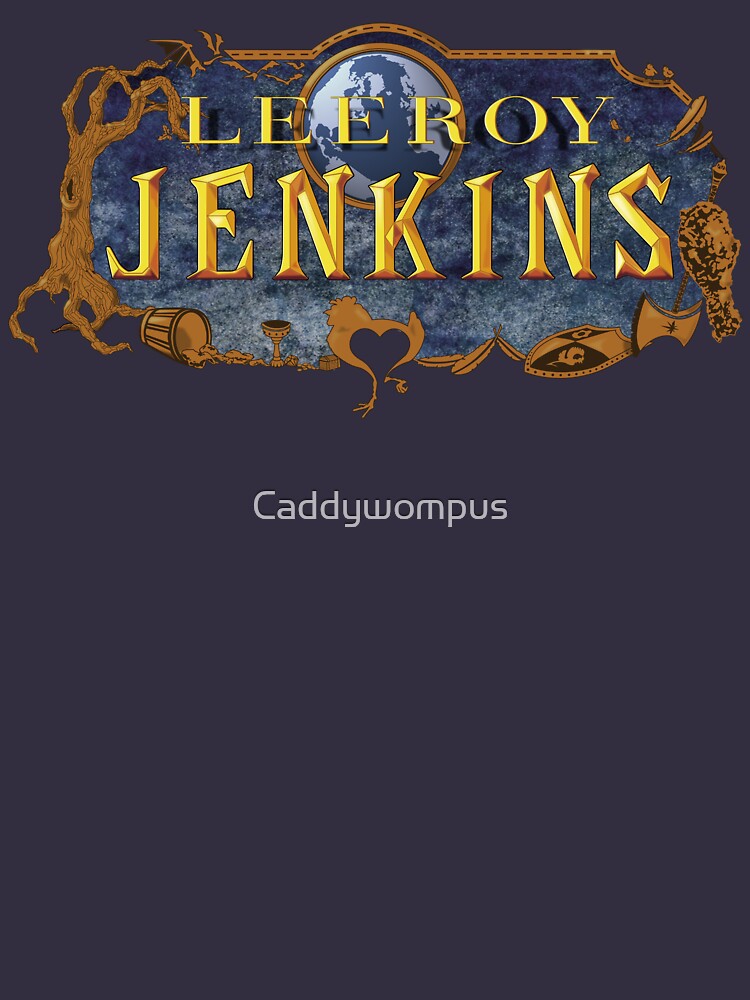 "Leeroy Jenkins" T-shirt for Sale by Caddywompus | Redbubble | geek t ...
