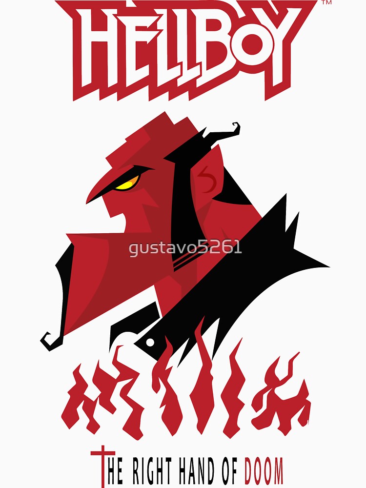 "HELLBOY" T-shirt for Sale by gustavo5261 | Redbubble | comic t-shirts ...