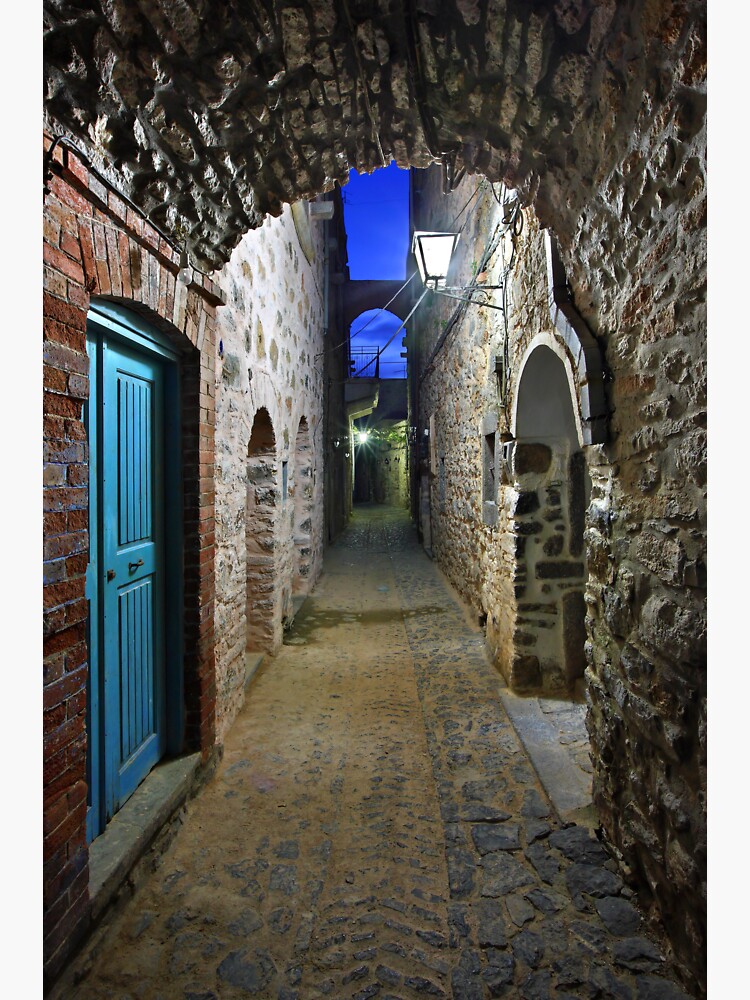 "A medieval walk in Chios island" Sticker by Cretense72 | Redbubble